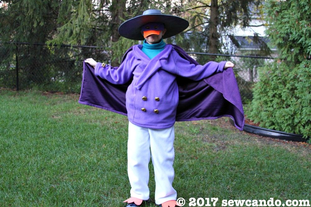 Sew Can Do: Halloween Cartoon Cosplay: DIY Darkwing Duck Costume