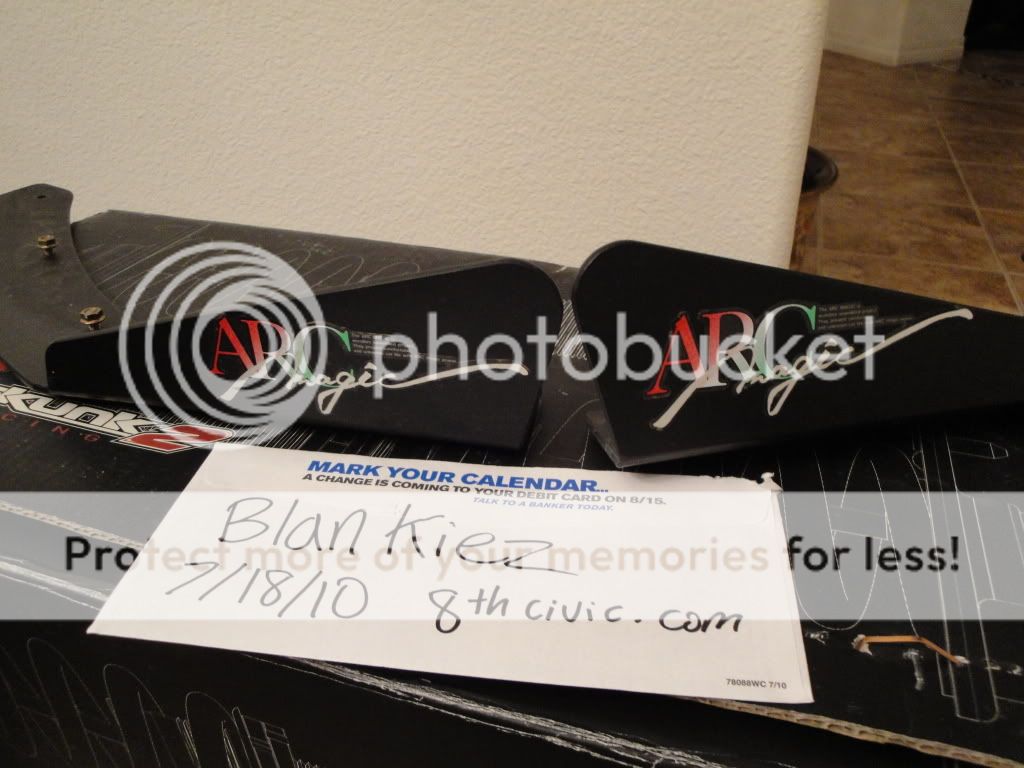 EK9 Arc Winglets & HFP GGM Replica Front | Page 3 | 8th Generation ...